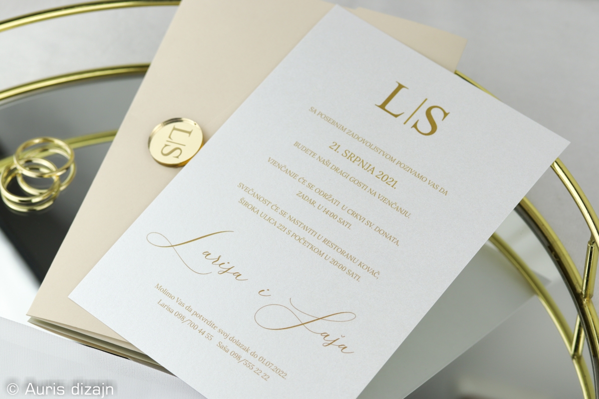 Pozivnice za vjenčanje - Auris dizajn