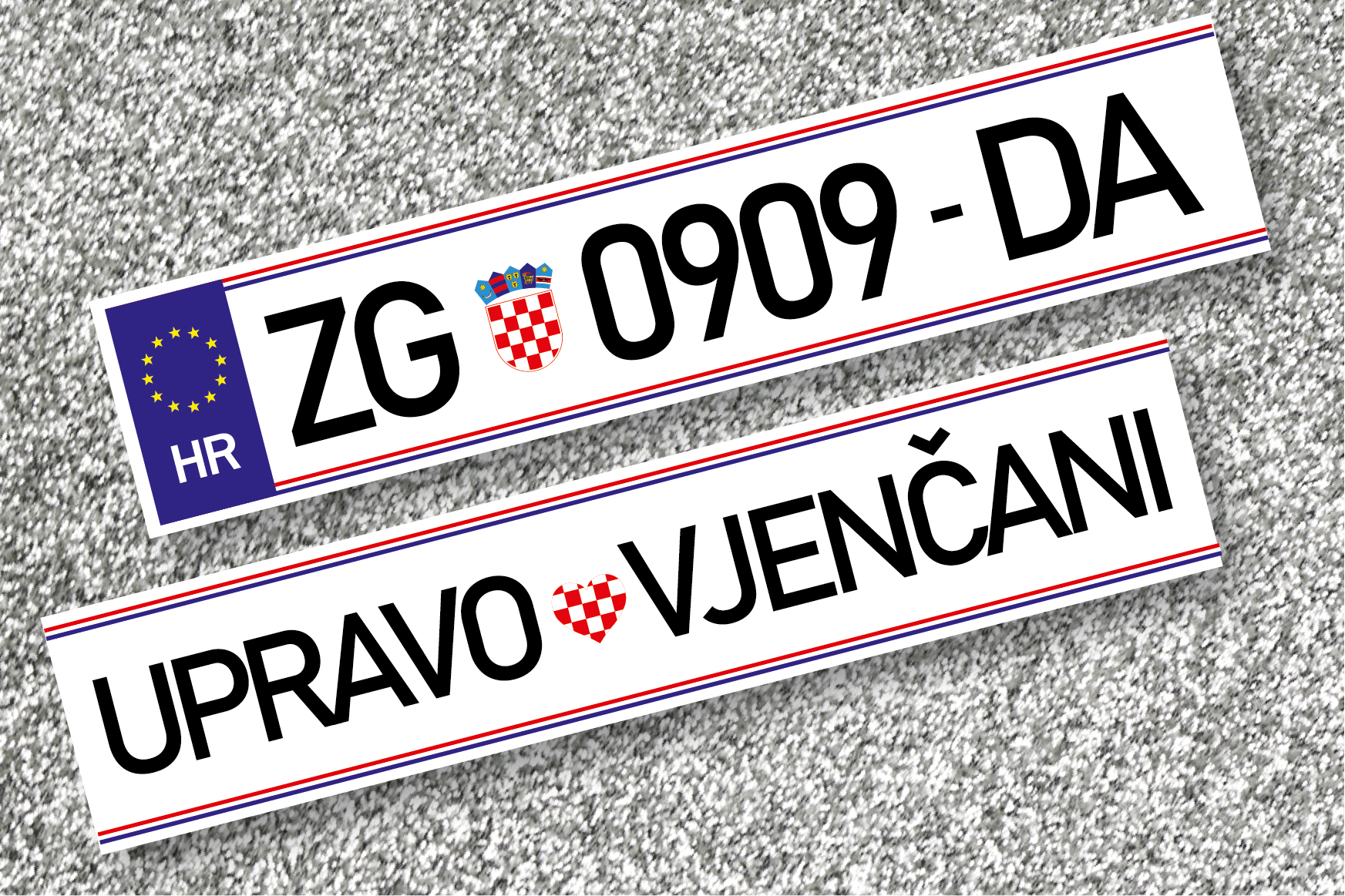 Auto tablice - Auris dizajn