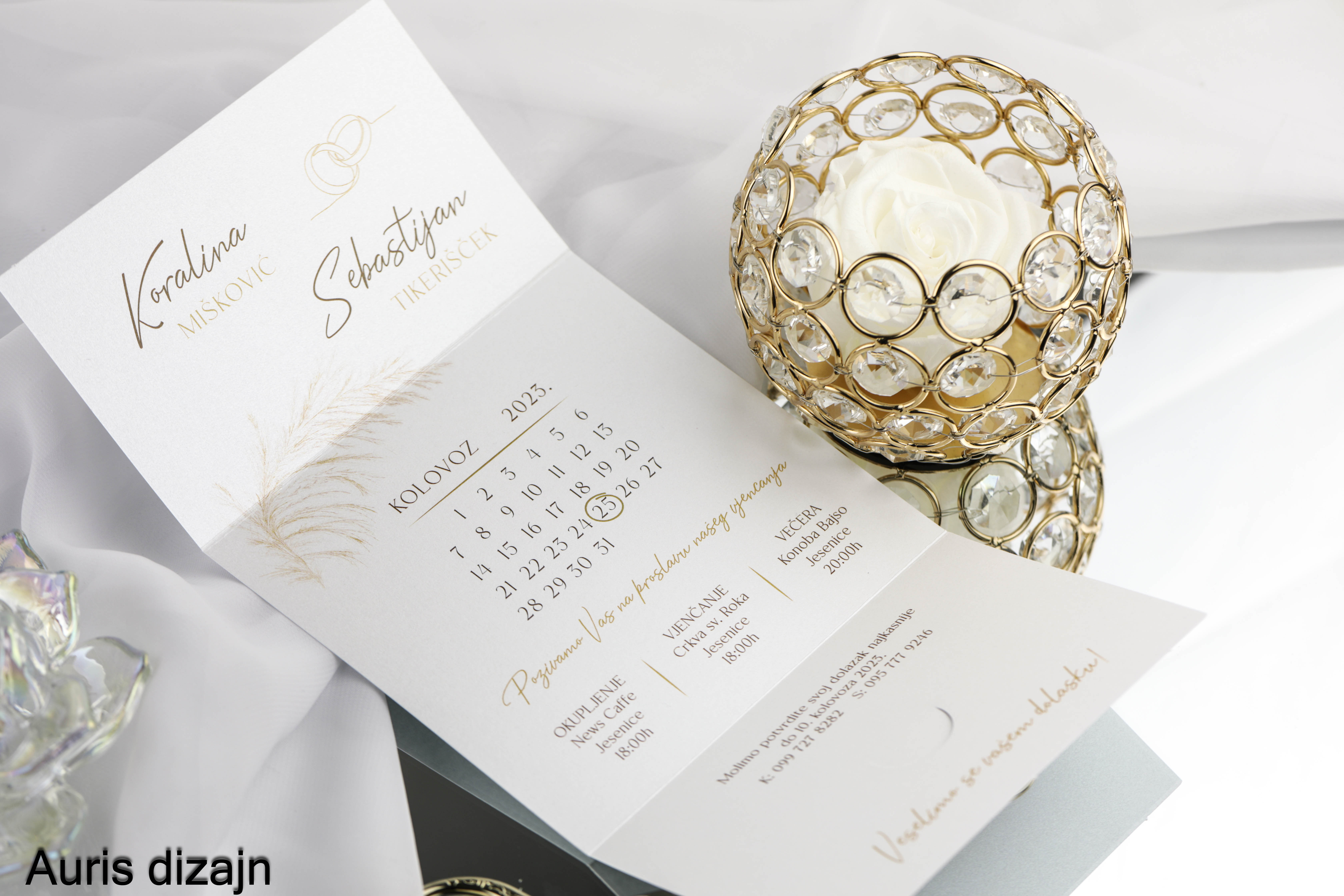 Pozivnice za vjenčanje 07 - Auris dizajn