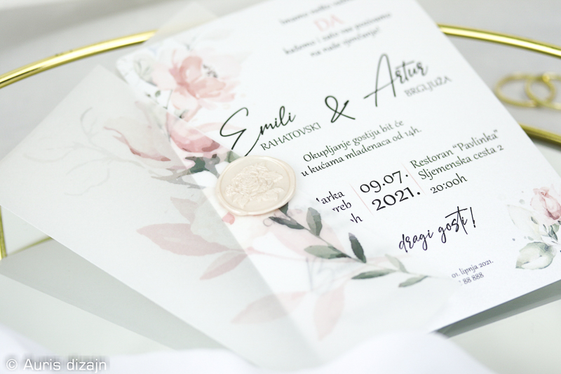 Pozivnice za vjenčanje 32 - Auris dizajn