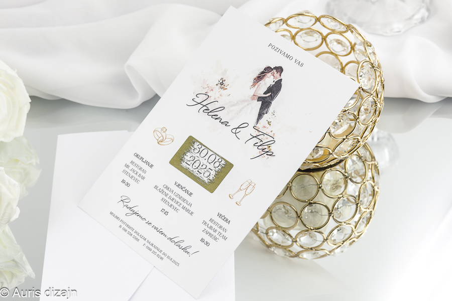 Pozivnice za vjenčanje 05a - Auris dizajn