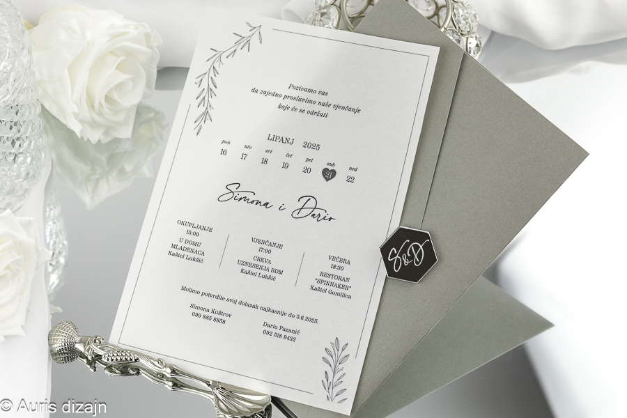 Pozivnice za vjenčanje 69 - Auris dizajn